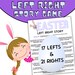 Easter Left Right Game Story. Easter Party Pass the Present Game, Pass ...