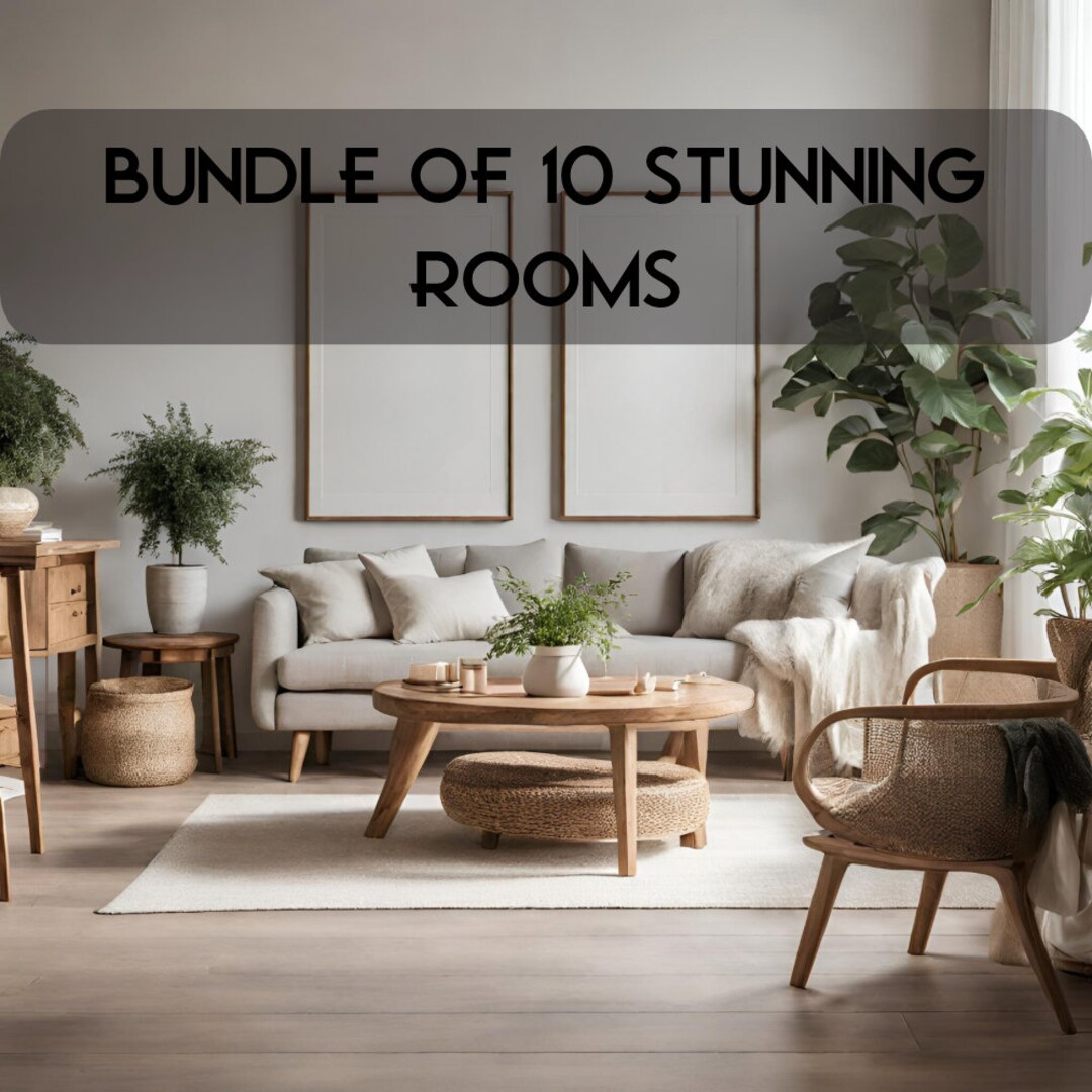 Rustic Luxury Farmhouse Frame Mock up Bundle. Modern Mock Ups. Frame ...