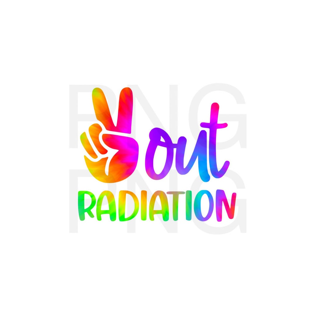 Cancer SVG Peace Out Radiation SVG Instant Download - Etsy