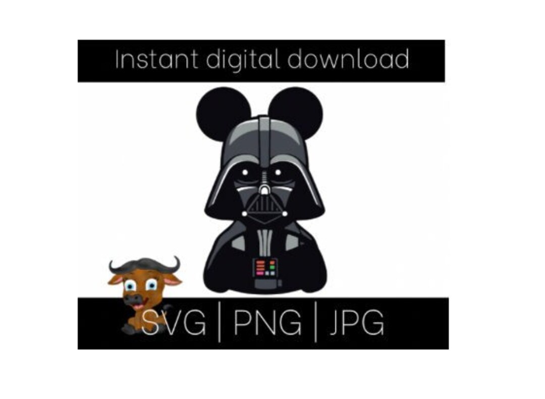 Mouse Vader Svg - Etsy