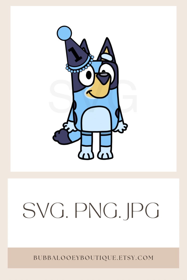 Bluey Svg. Bluey Birthday. Bluey Cake Topper. Bluey Png. Bluey - Etsy ...