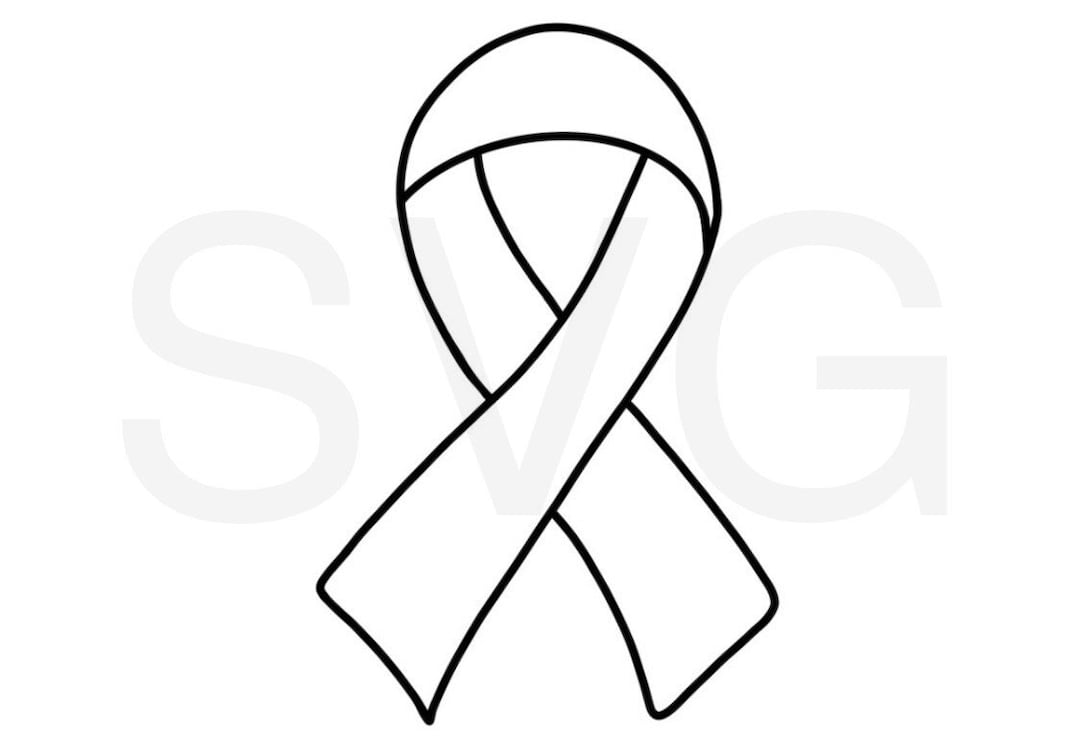 Cancer Ribbon SVG Awareness Ribbon Svg. Breast Cancer Ribbon SVG ...