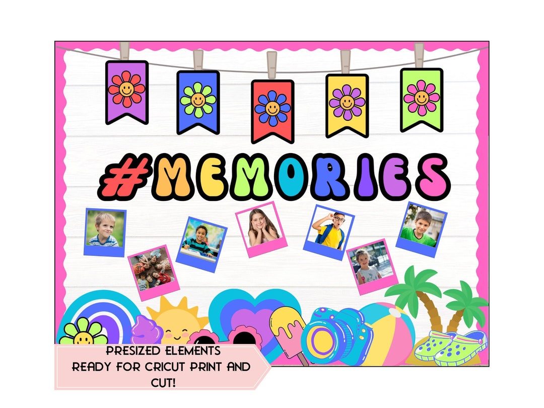 SUMMER Bulletin Board. #memories Summer Printable Bulletin Board. May ...