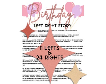 Easter Left Right Game Story. Easter Party Pass the Present Game, Pass ...