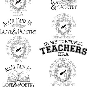 Tortured Poets Department Svg Bundle. PNG. Jpg. TTPD Digital Design ...