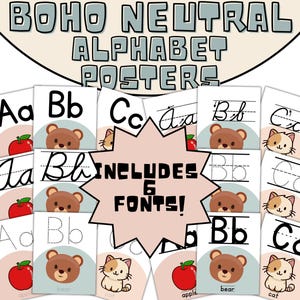 Boho Classroom Decor Bundle | Educational Wall Art | Homeschool Decor ...