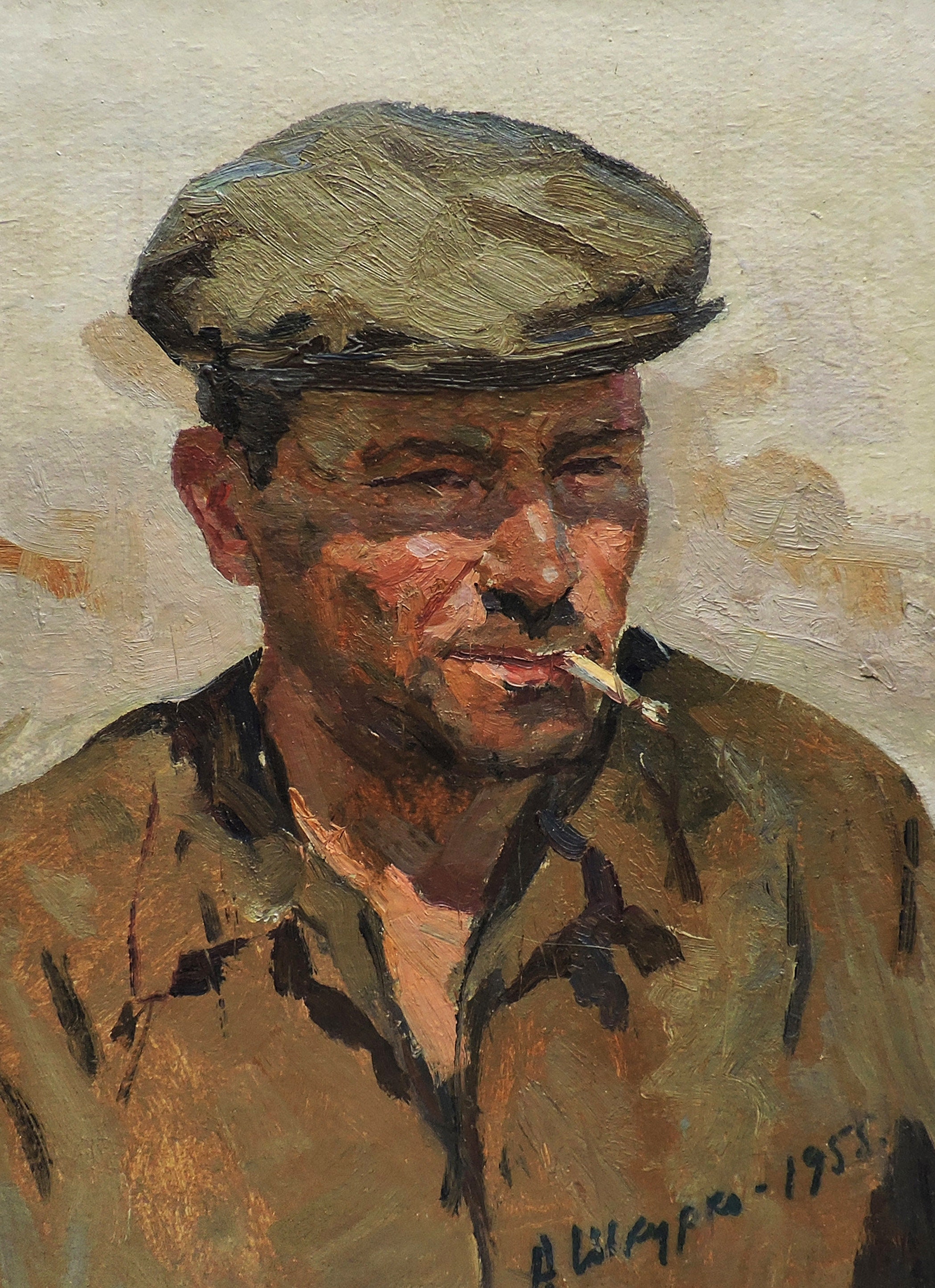 MALE PORTRAIT PAINTING Original Oil Antique Painting by a | Etsy