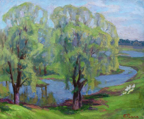 Easy Spring Landscape Paintings
