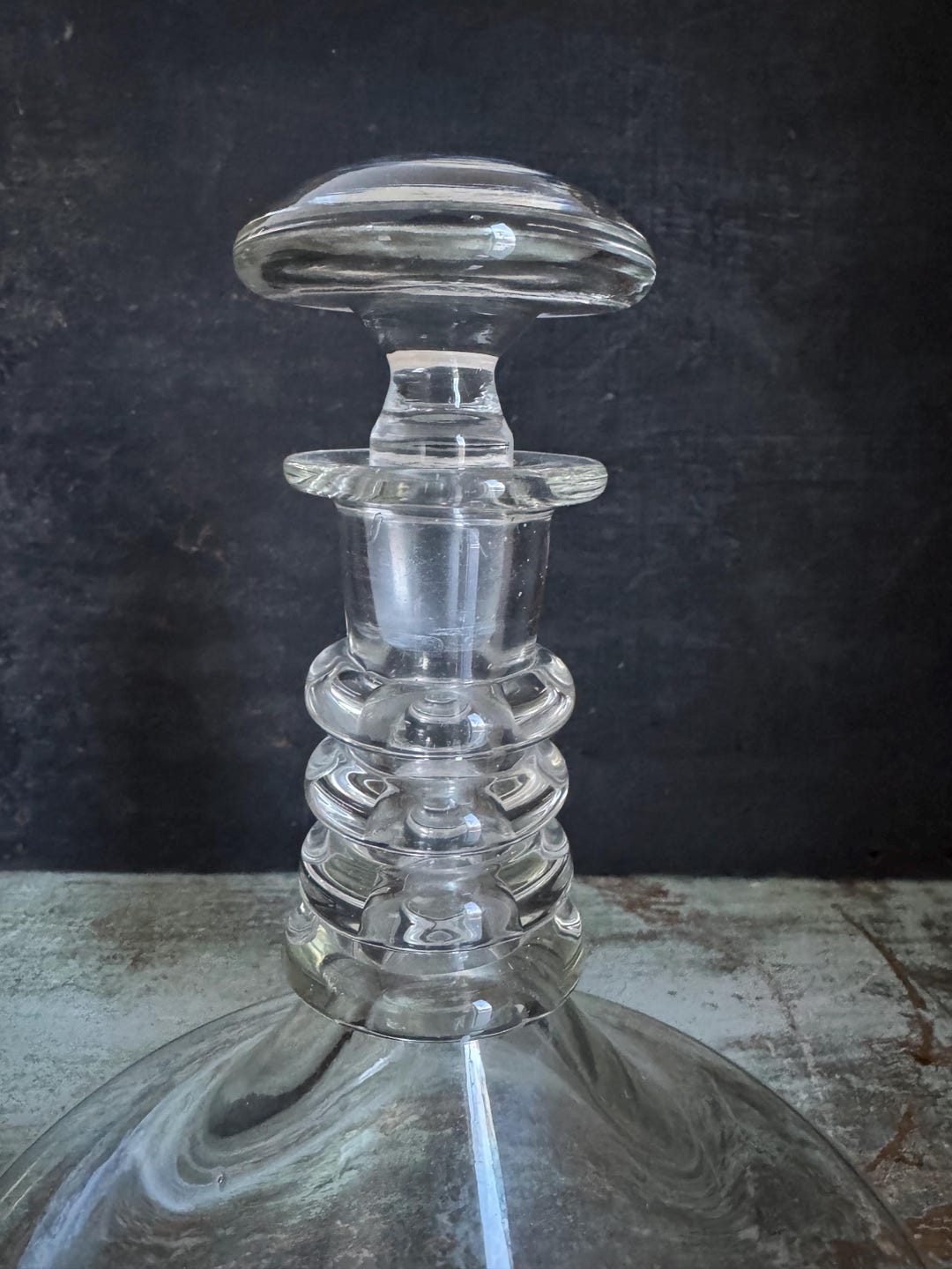 Vintage Glass Yacht Boat Liquor Decanter - Etsy