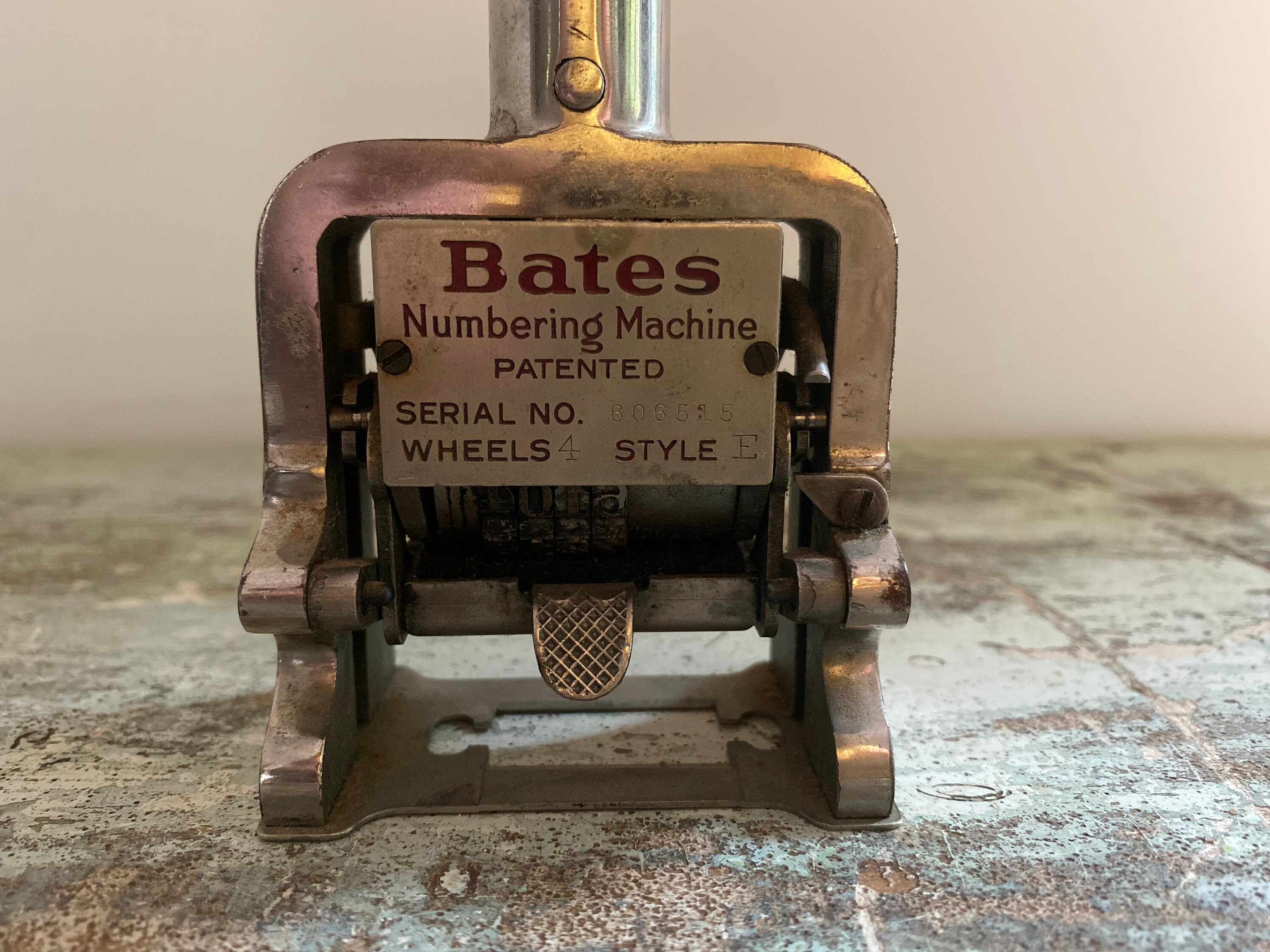 Vintage Numbering Machine - Etsy