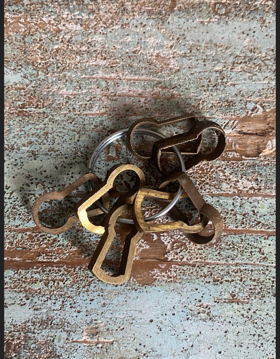 7 Brass Push in Keyhole Cover Insert Escutcheons Key Hole - Etsy