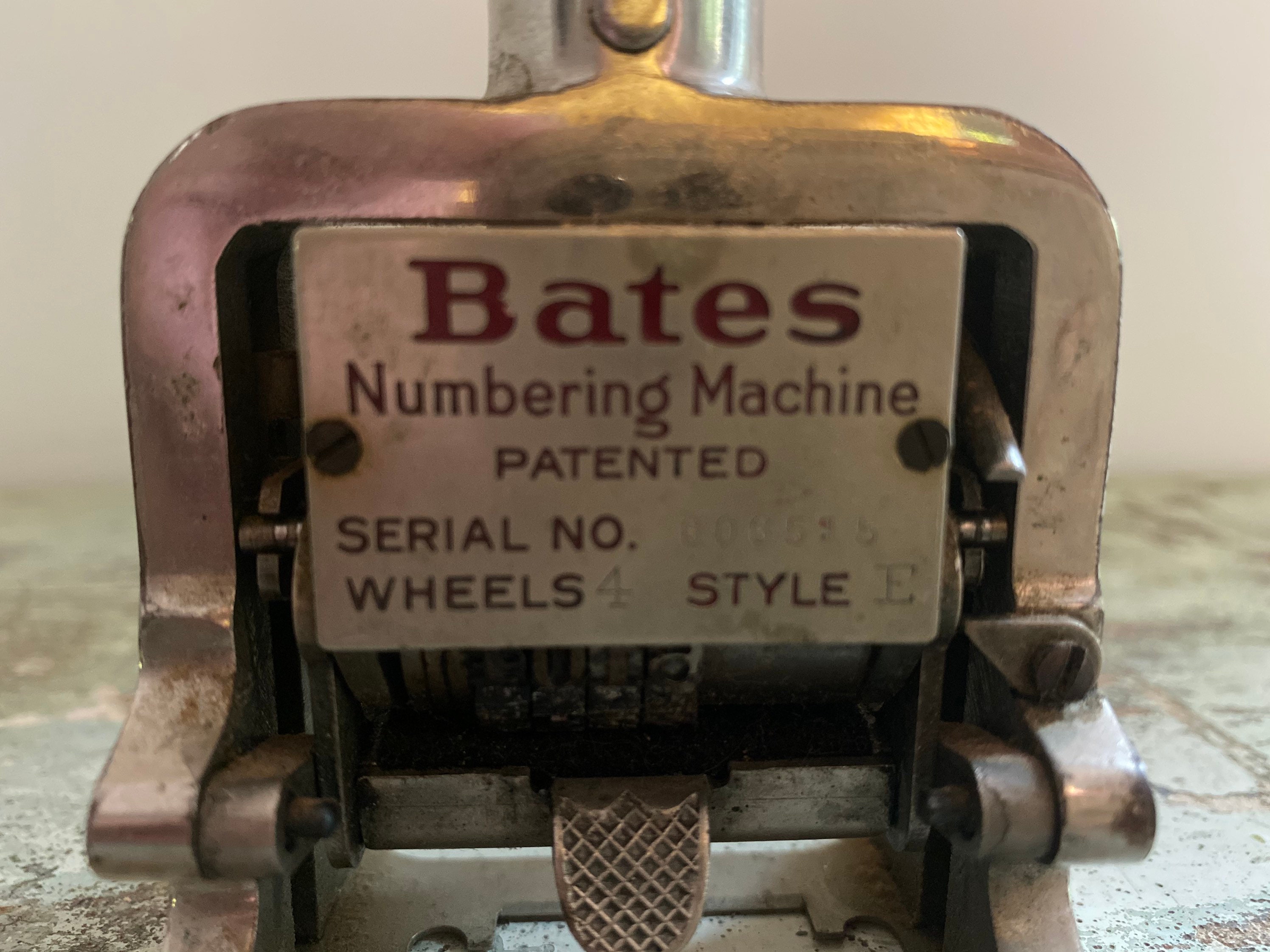 Vintage Numbering Machine - Etsy