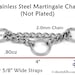 Martingale Chain, Stainless Half Check Chain, Martingale Hardware ...