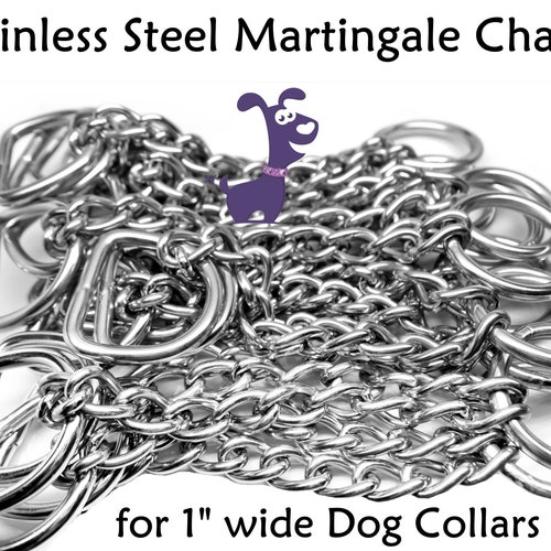 Martingale Chain Stainless Half Check Chain Martingale - Etsy