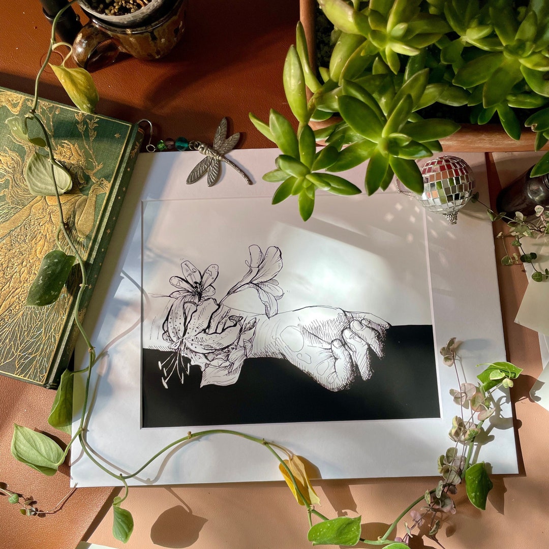 Mental Health ART PRINT || Self Care Painting Therapy Wall Art ...