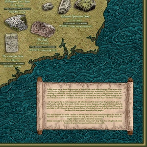 Map of Irish Lifting Stones - Etsy