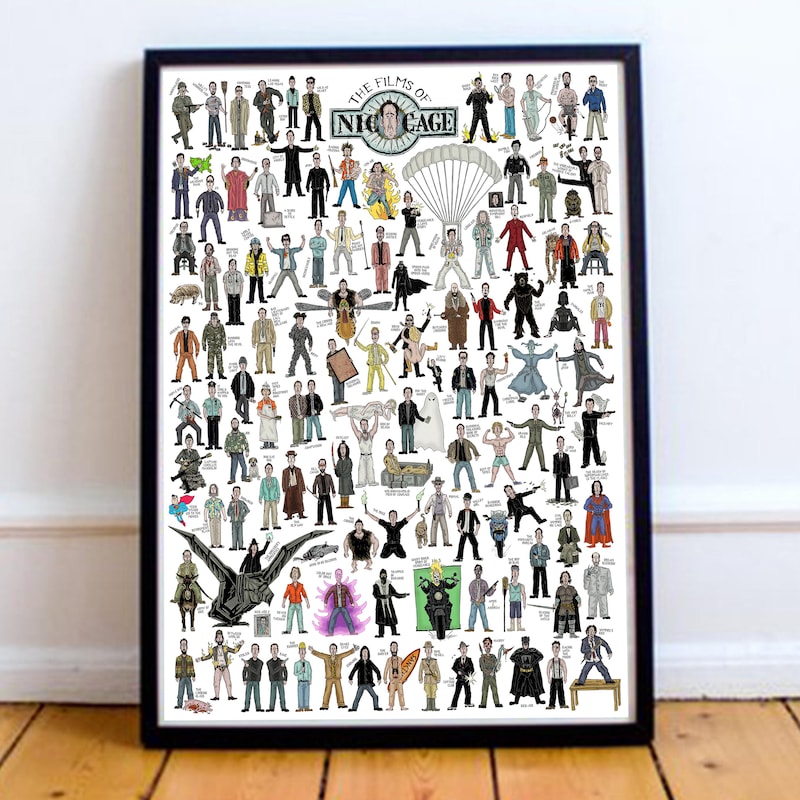 Nicolas Cage 80s Movies - Etsy New Zealand