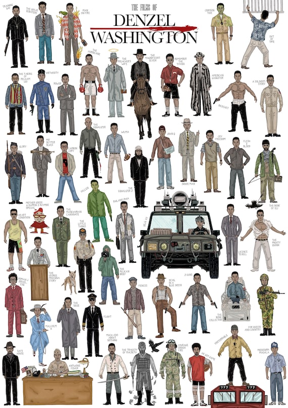 Denzel Washington Hand Print