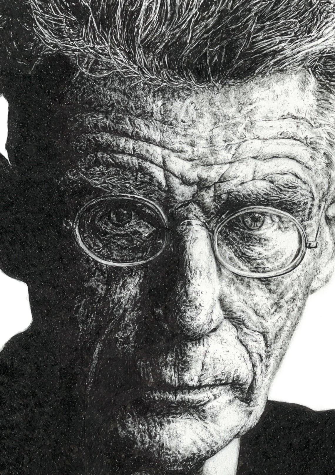 Portrait of Samuel Beckett Irish Playwright Author & Poet | Etsy
