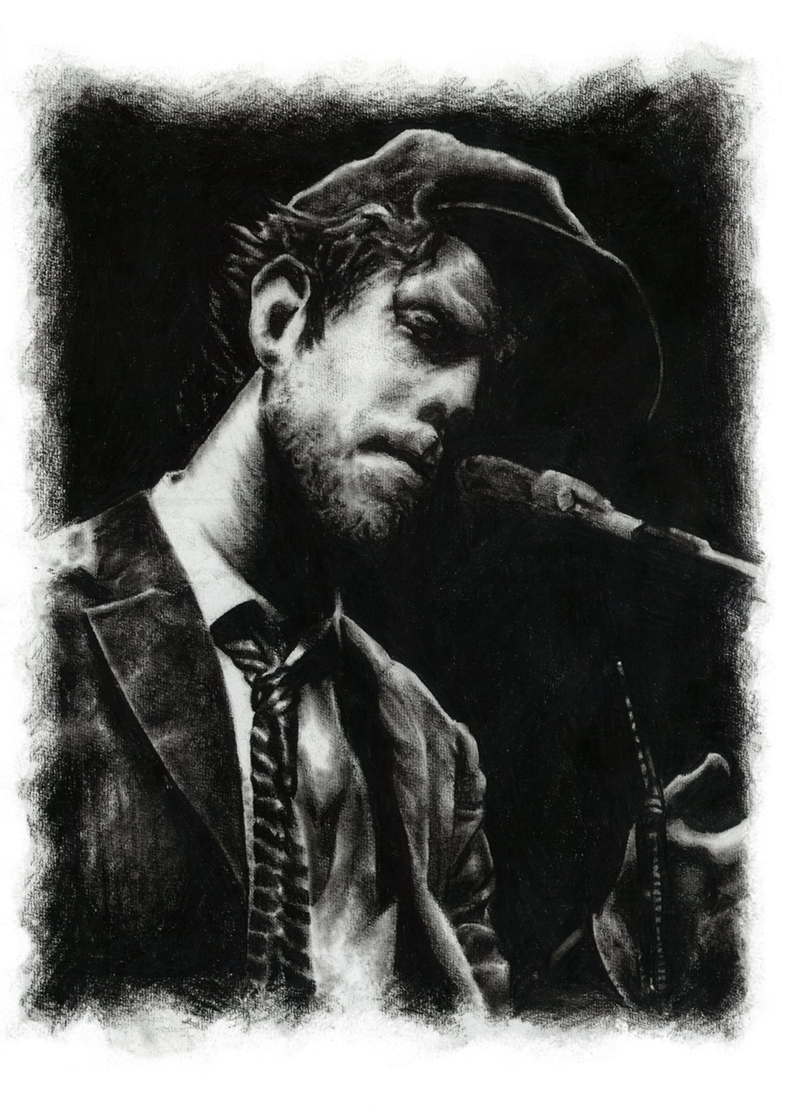 Tom Waits, Legendary American Musician - Illustration Print - Etsy