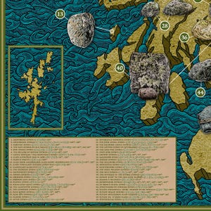 Map of Scottish Lifting Stones - Etsy