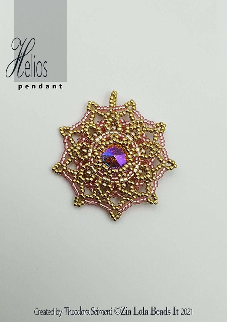 Instant Download-helios sun Pendant Tutorial | Etsy