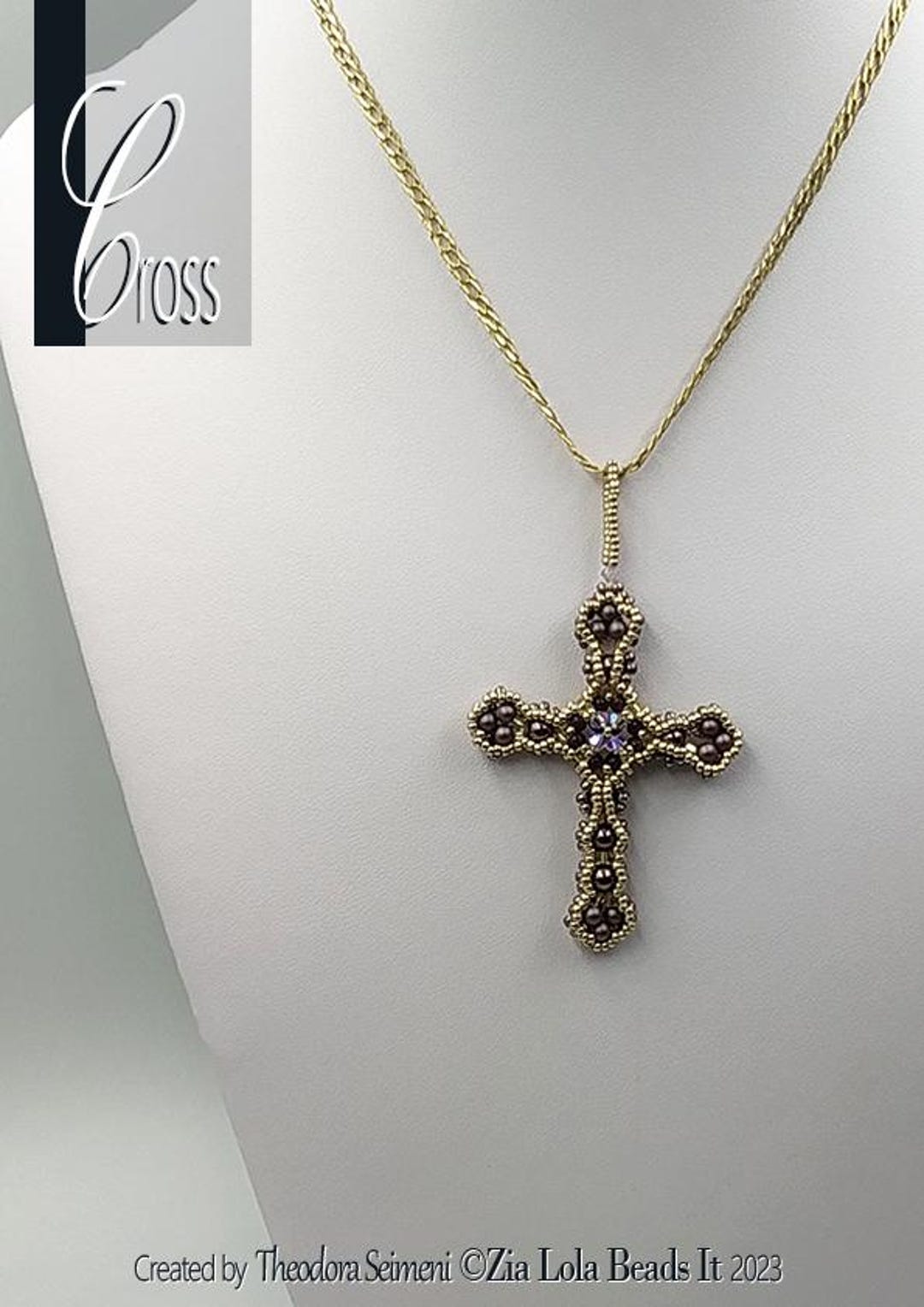 Instant Download-beaded Cross Tutorial - Etsy
