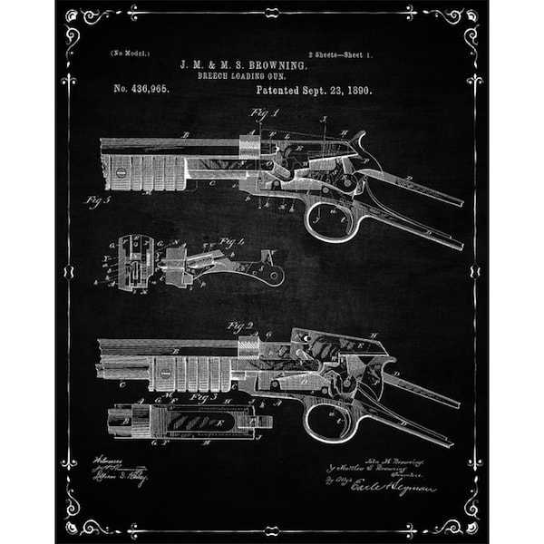 Vintage Shotgun Print - Etsy