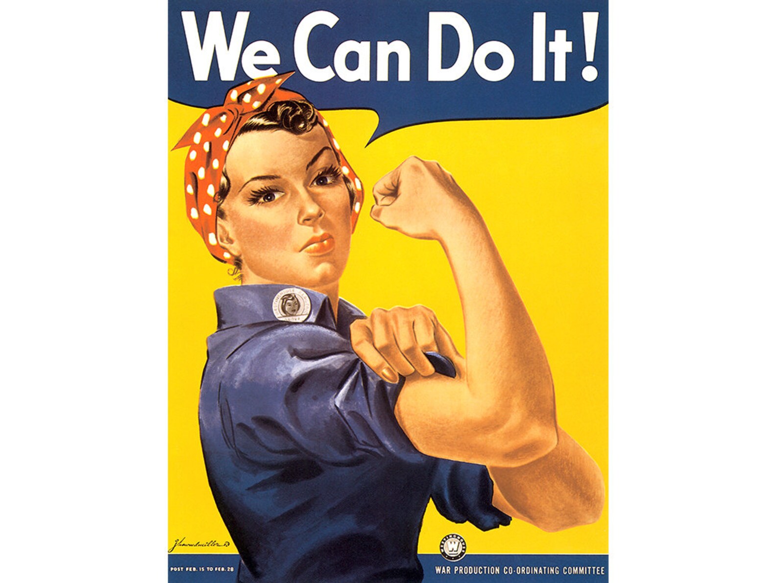 WW2 Poster Propaganda Poster We Can Do It Rosie The Riveter Female ww2-poster-propaganda-poster-we-can-do-it-rosie-the-riveter-female