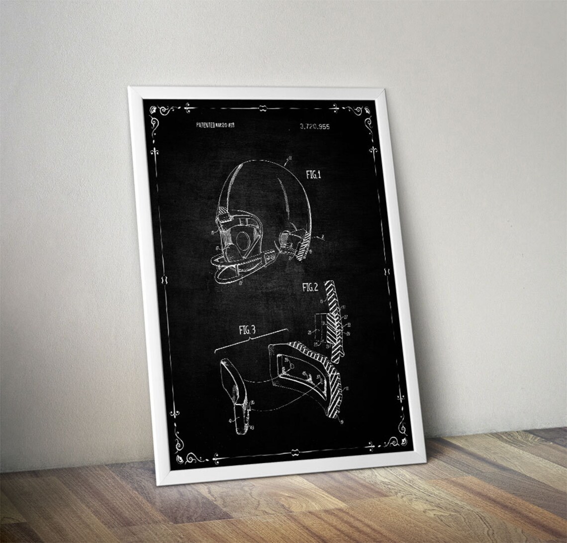 FOOTBALL Poster Football Wall Decor Football Art Football - Etsy