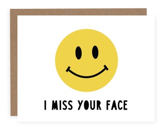 I Miss Your Face | Etsy