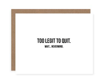Quitting Job Card - Etsy