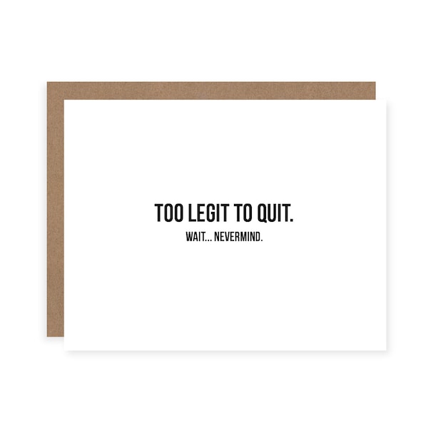 Quitting Job Card - Etsy
