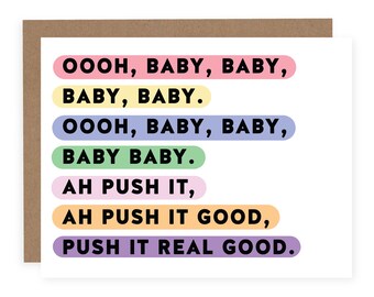 Funny Baby Card Funny Pregnancy Card Funny Baby Shower Card - Etsy
