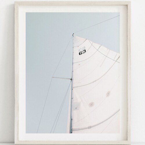 La Mer Handmade Poster Minimalist Print Scandinavian Print | Etsy