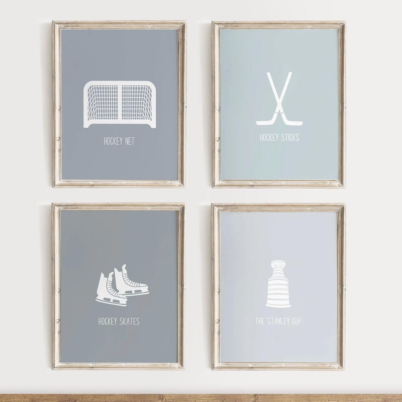 Hockey Decor Boys Room - Etsy