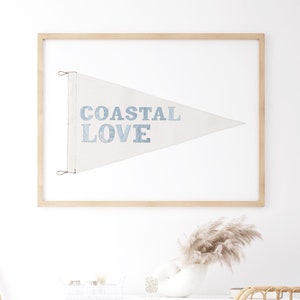 Coastal Flag Art, Nautical Nursery Art, Printable Wall Art, Beach House ...