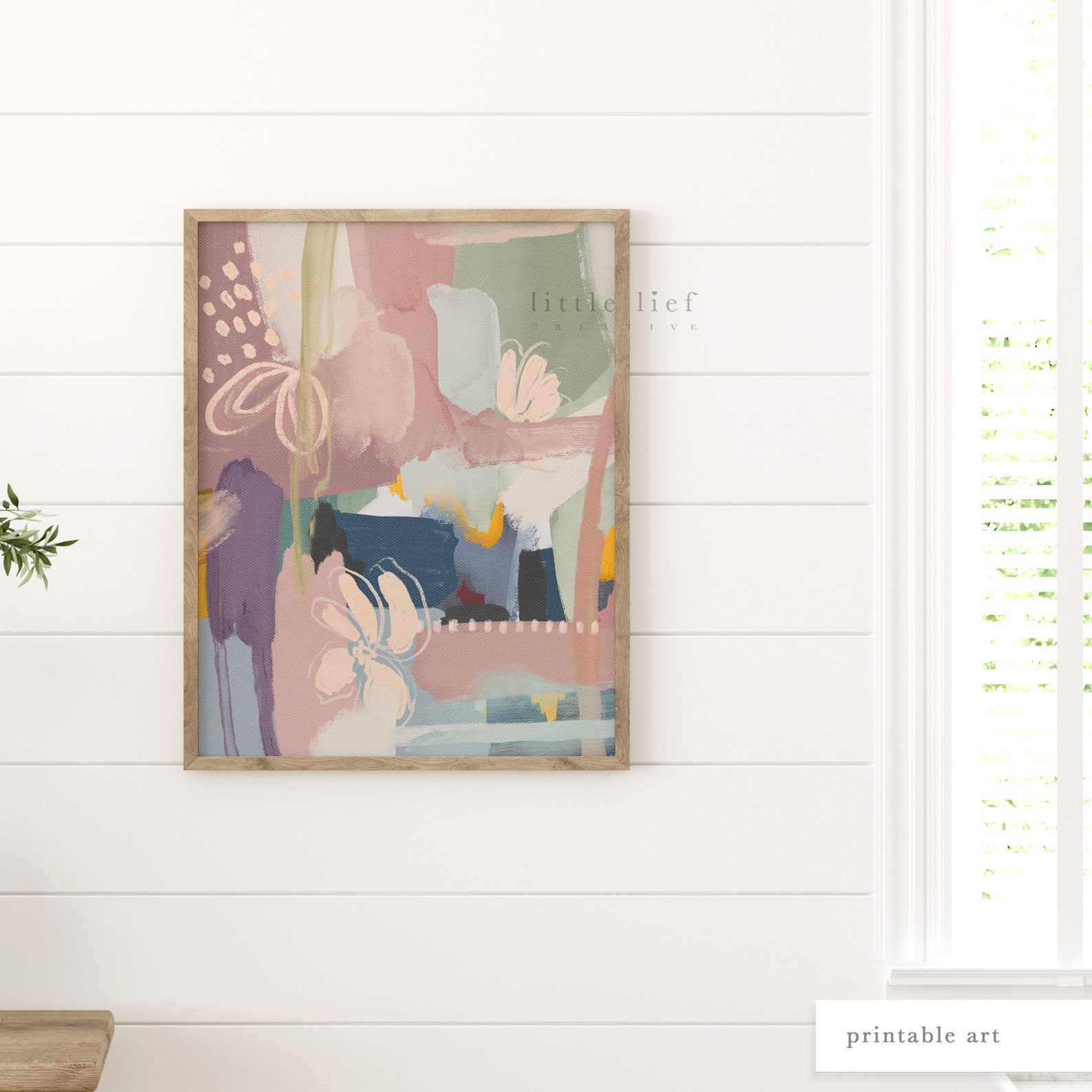 Abstract Printable Wall Art Printable Wall Art Colorful | Etsy