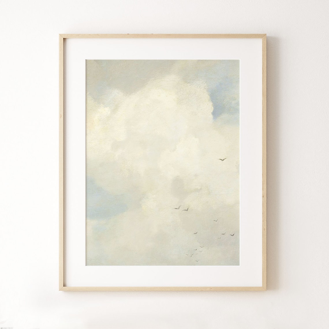 Cloud Art Print Vintage Cloud Print Printable Wall Art | Etsy