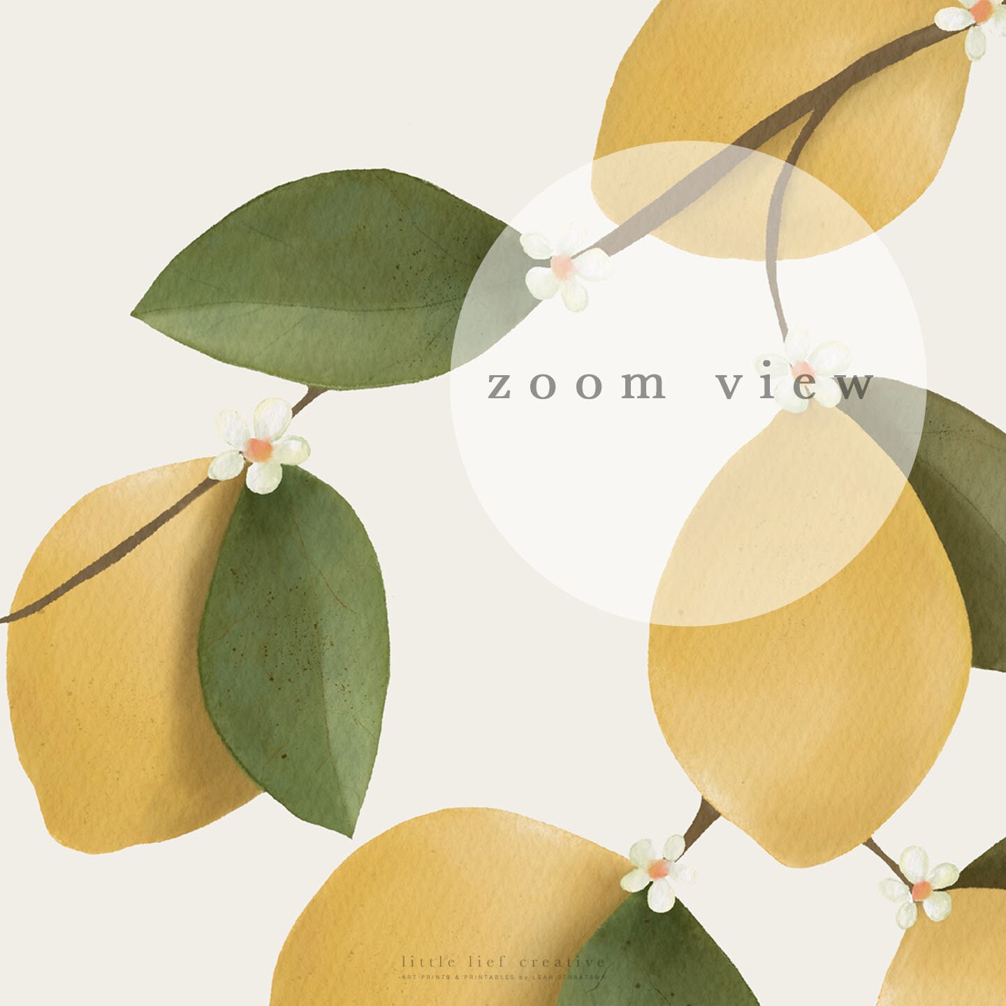 Lemon Art Print Printable Lemon Signs Botanical Print | Etsy