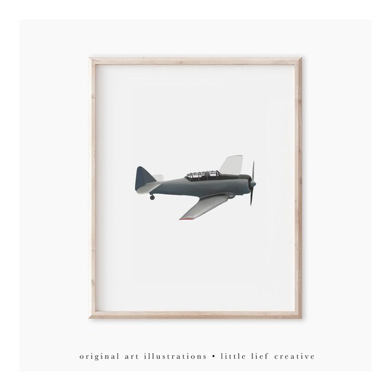 Airplane Nursery Wall Art Airplane Nursery Decor Airplane | Etsy