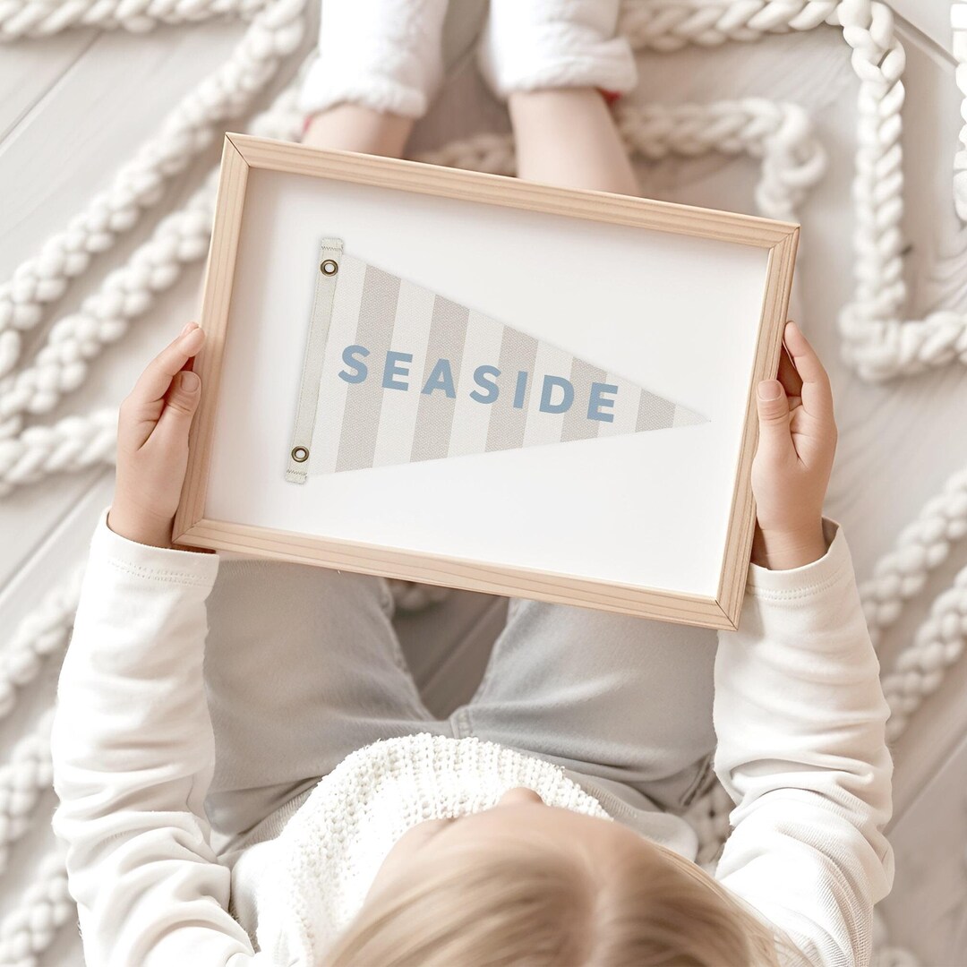 Nautical Flag Art, Coastal Nursery Art, Printable Wall Art, Seaside ...