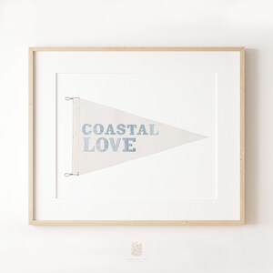 Coastal Flag Art, Nautical Nursery Art, Printable Wall Art, Beach House ...