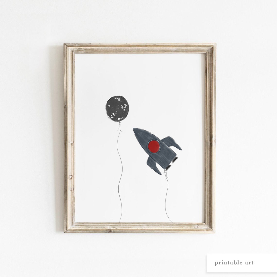 Spaceship Print Astronaut Print PRINTABLE ART Spaceship - Etsy