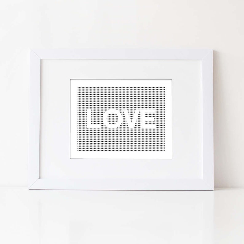 Abstract Watercolor Print Love Printable Wall Art Modern | Etsy