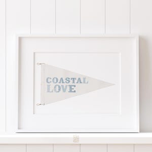 Coastal Flag Art, Nautical Nursery Art, Printable Wall Art, Beach House ...