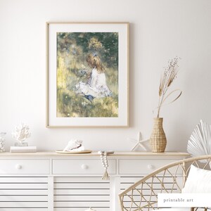 Little Girl Art Print, Vintage Nursery Prints, Vintage Girl Print ...