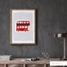 London Bus Print Printable Wall Art London Wall Art Nursery - Etsy