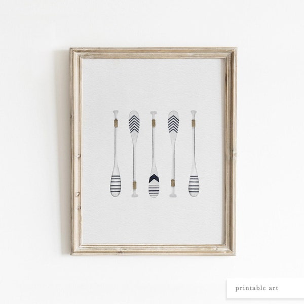 Nautical Paddle Wall Decor - Etsy