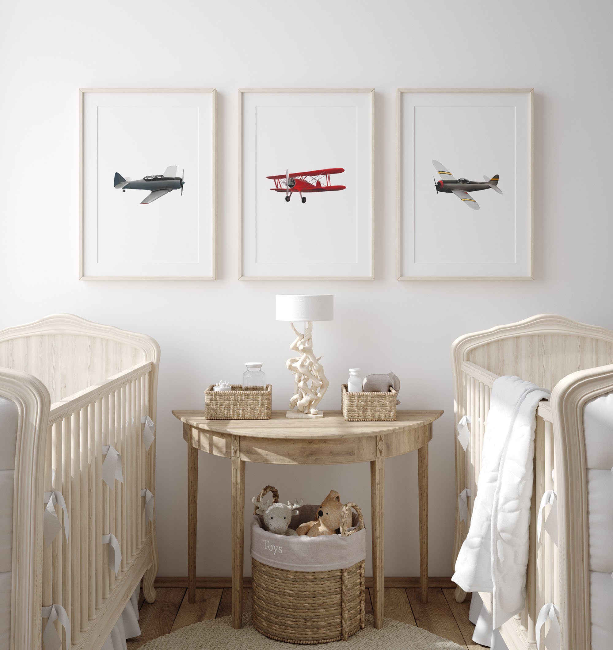 Airplane Nursery Wall Art Airplane Nursery Decor Airplane | Etsy